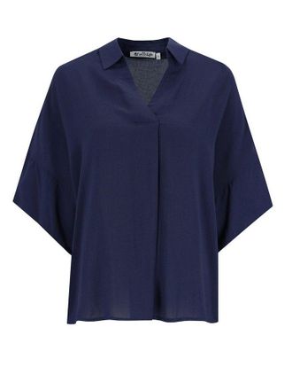 Hajo Blusentop Bluse V-Neck 1/2 Arm