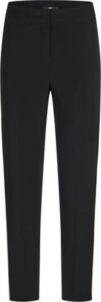 Riani Schlank geschnittene Hose mit Galonstreifen - - Trousers - Damen - Schwarzk - S