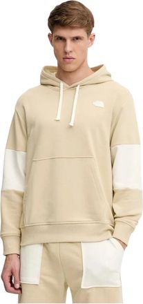 The North Face Sweat &agrave; capuche d&eacute;contract&eacute; en &eacute;ponge - Homme - Sport - Beige - Taille: XL