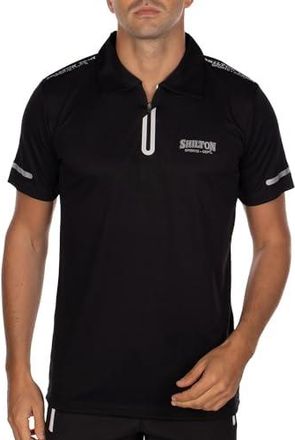 Shilton Polo de Sport Zippe Homme XXL/Noir