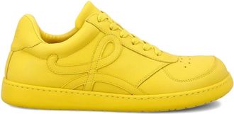 Loewe baskets &agrave; patch logo - Jaune