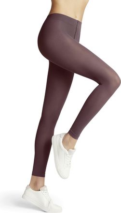 Falke Damen Leggings Pure Matt 50 DEN W Le halb-blickdicht einfarbig 1 Stück, Rosa Roan Rouge 8936, S-M