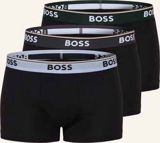 HUGO BOSS 3er-Pack Boxershorts Power schwarz
