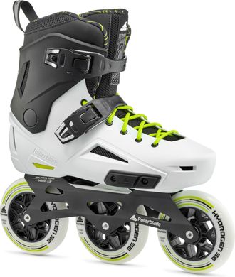Rollerblade Lightning 110, Inline Skates für Männer, Urban Inliner, Weiss/Schwarz, 40.5/41