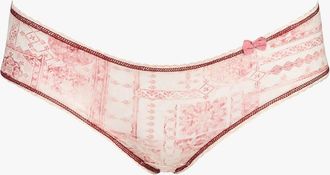 Momoni Culotte imprim&eacute; bords en dentelle