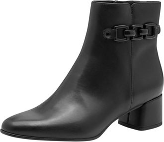 Marco Tozzi Damen Stiefeletten Kleiner Absatz Elegant, Schwarz (Black), 36 EU