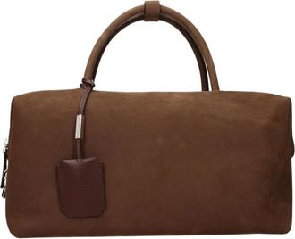 Max Mara Sac Duffle en Daim - Femme - Sacs - Brun - Taille: ONE Size