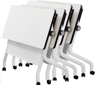 Generic Klappbarer Konferenztisch mit Rollen F&uuml;rs Homeoffice, 140 X 40 X 75 cm, Klapptisch f&uuml;r Schulungen und Seminare