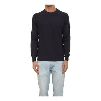Peuterey Ganna 03 Rundhals - - Knitwear - Herren - Blau - 2XL
