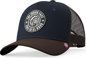 The Indian Face Born to Be Free Baseball Cap, Bleu, Taille Unique Unisex