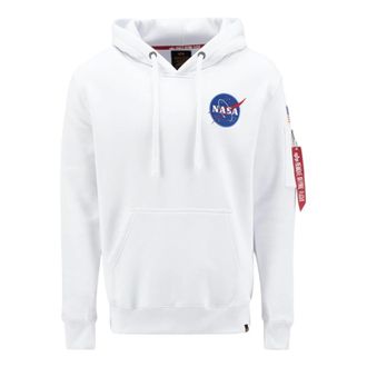 Alpha Industries Homme, Sweatshirts et sweats &agrave; capuche, Blanc, Taille: XL Space Shuttle Sweat &agrave; capuche