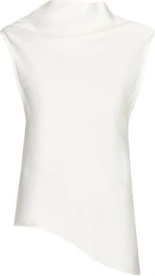 Marques Almeida Top asym&eacute;trique en lin m&eacute;lang&eacute;