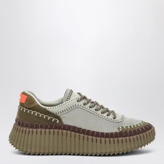 Chlo&eacute; Nama Sneaker in Milit&auml;rgr&uuml;n