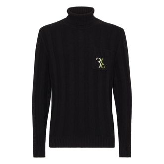 Billionaire Boys Club Wool Turtle Neck LS Double B - - Knitwear - Herren - Schwarzk - L