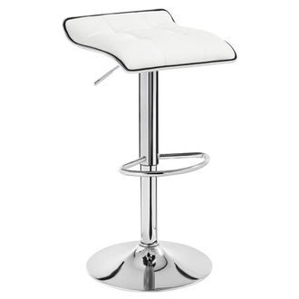 Woltu Tabouret de Bar, Chaise de Bar, Tabouret de Comptoir avec Repose-Pieds, R&eacute;glable en Hauteur, Pivotant &agrave; 360&deg;, en Similicuir PU et M&eacute;tal, pour Bar Cuis
