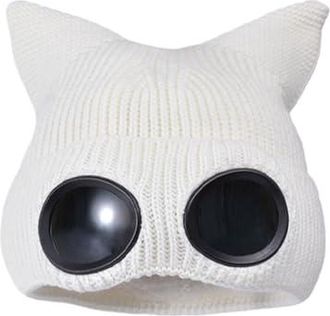 Generic Bonnet - Bonnet &eacute;l&eacute;gant pour temps froid - Bonnet dhiver en tricot pour les sports de plein air - Bonnet de randonn&eacute;e - Bonnet chaud doubl&eacute; en velours