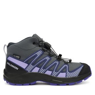 Salomon Trekkingschuhe Salomon Xa Pro V8 Mid Waterproof L47857300 Grau