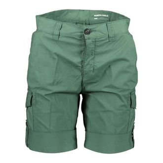 North Sails Gr&uuml;ne Bermuda-Shorts mit Kontrastdetails - - Shorts - Damen - Gr&uuml;n - M