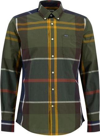 Barbour Homme, Chemises, Vert, Taille: XL Harris Tailored Long Sleeved Shirt Classic Tartan