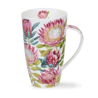 Dunoon Henley King Protea Mug en porcelaine fine 0,6 l