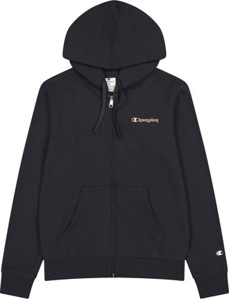 Champion Damen Legacy W-Full Zip Hoodie Kapuzenpullover, Schwarz (Kk001), M