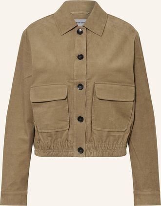 More & More More & More Cord-Blouson gruen