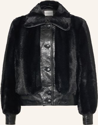Claudie Pierlot Claudie Pierlot Kunstfell-Jacke schwarz