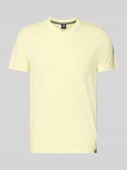 Lerros Regular Fit T-Shirt mit V-Ausschnitt