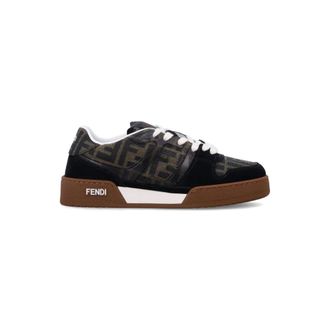 Fendi FF Monogram Low-Top Sneakers - - Shoes - Damen - Braun - 35 1/2 EU