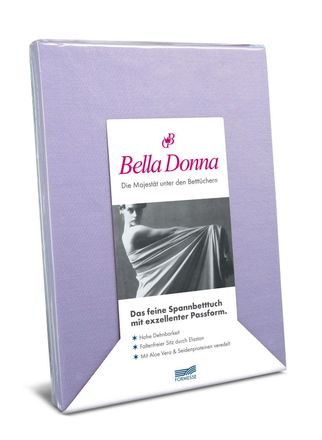 Bella Donna Spannbettlaken Bella Donna Jersey f&uuml;r Matratzen & Wasserbett 140-160 x 200-220 cm Jeansblau