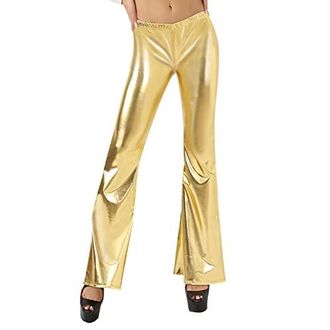 Generic Pantalon Hiver Femme Fluide Grossesse Boyfriend Confortable sans Mum Pied Couleur Sequin Bouffant Cheville Voyage Meilleurs Muscu Telephone Trekking F