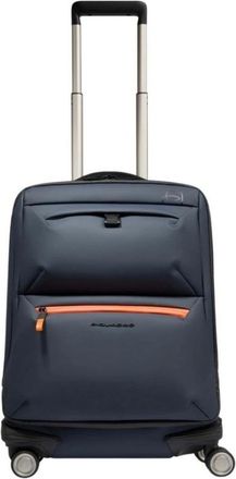 Piquadro unisex, Valises, Bleu, Taille: ONE Size Corner 2.0 Valise Cabine Trolley