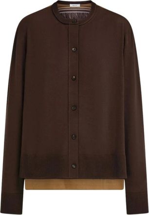 Ferragamo Cardigan - Femme - Pulls - Brun - Taille: 38 FR