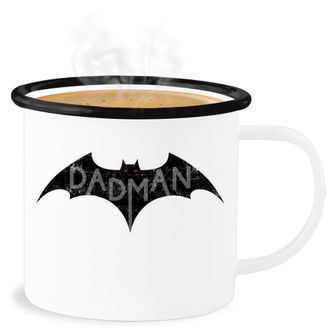 Shirtracer Emaille Becher Blechbecher - Tassen - Dadman - Papatagsgeschenk | Geschenk f&uuml;r Papa | Vatertag | Vatertagsgeschenk Kinder | Weihnachts-Geschenk Papa -