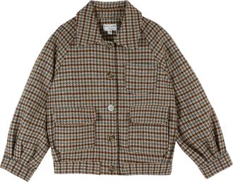 Emile Et Ida Veste Cassie Pied de Poule Laine Emile et Ida