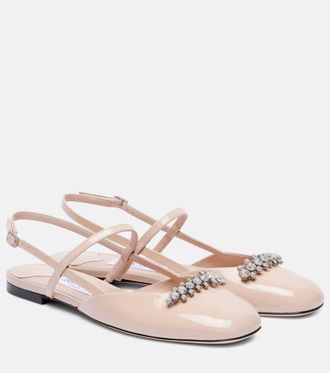 Jimmy Choo London Ballerinas Belinda aus Lackleder