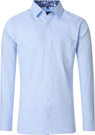 Redmond Businesshemd Uni nah Body Cut Blau XXL
