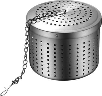 Yarnow 1stück Edelstahl Gewürzkugel Teesieb Multifunktionaler Kräuterteefilter Mit Anti-drop-haken Für Präzises Kochen Und Aromatische Teezubereitung Für Los