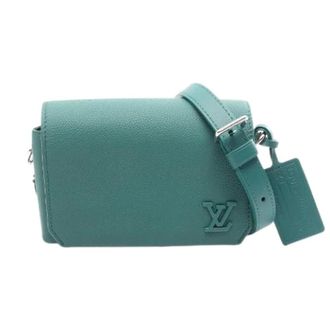 Louis Vuitton Pre-owned LV Aerogram Leder Schultertasche - - Pre-owned - Damen - Gr&uuml;n - ONE SIZE