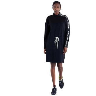 John Richmond Sportliches kurzes Kleid mit Kordelzug - - Dresses - Damen - Schwarzk - 2XS