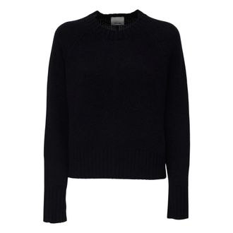 Allude Maille &agrave; col rond - Femme - Pulls - Bleu - Taille: 40 FR