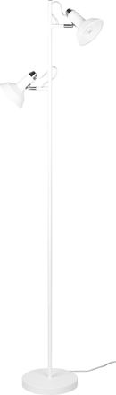 Trio Leuchten Stehleuchte Roxie 411900231, Metall Weiß matt, exkl. 2x E14