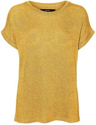 Vero Moda Pull T-Shirt Jaune Femme Brianna Jaune XS