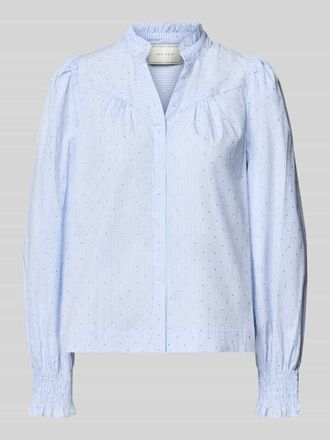 Neo Noir Regular Fit Bluse mit V-Ausschnitt Modell Astrida