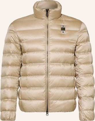 Blauer Daunenjacke Belmont grau