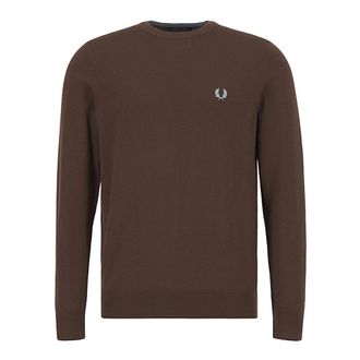 Fred Perry Maglione Girocollo - - Knitwear - Herren - Braun - S