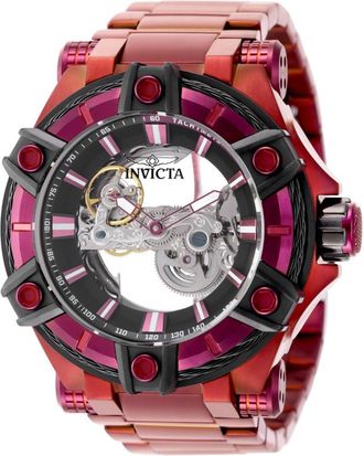 Invicta Bolt 50783 Herrenuhr - Automatikwerk - Edelstahl mit schwarzem Zifferblatt - 52 mm