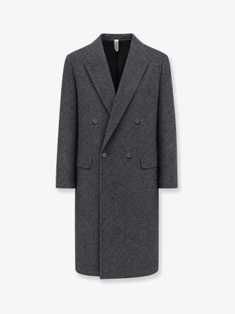 Hev&ograve; Martina Franca wool blend coat - HEVO - gender_Man