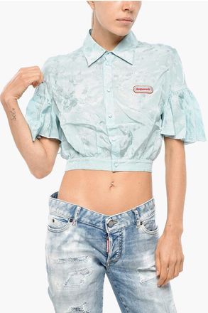 Dsquared2 Short-sleeved Jacquard Shirt size 38