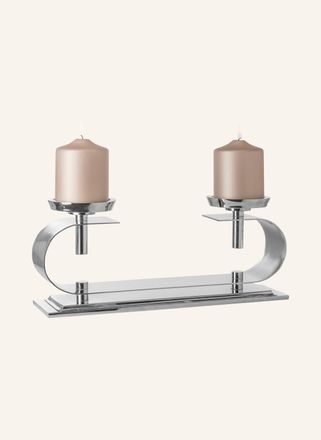 Fink Leuchter, 2-Flammig Twinson silber